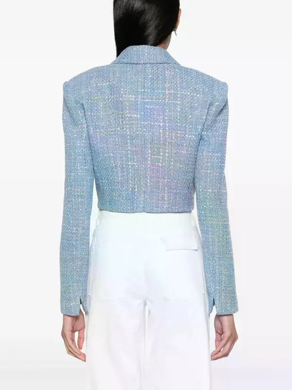 GENNY Cropped Tweed Jacket