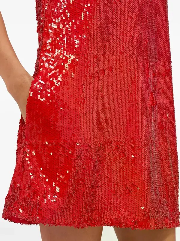 MSGM Sequin-embellished Mini Dress