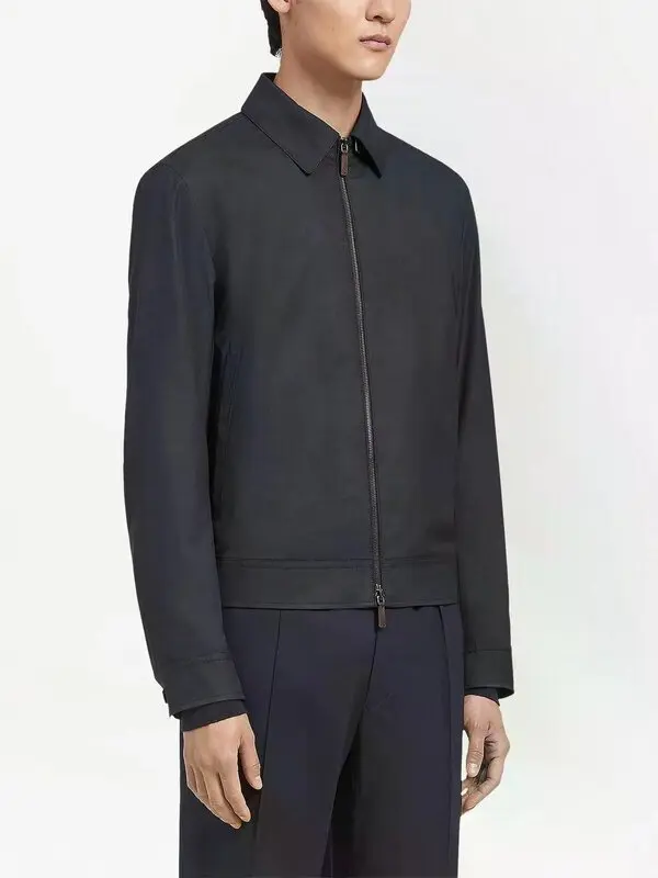 Zegna Leggerissimo Zipped-up Shirt Jacket