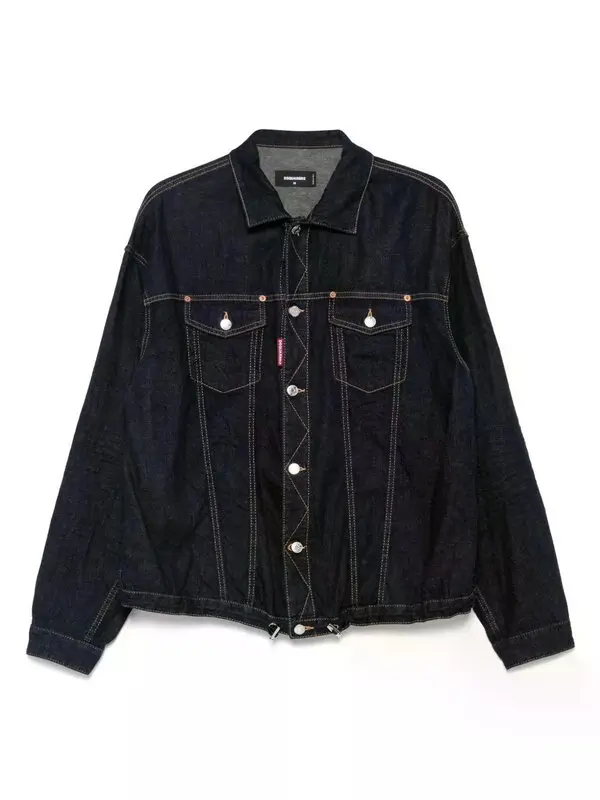 Dsquared2 Drawstring Denim Jacket