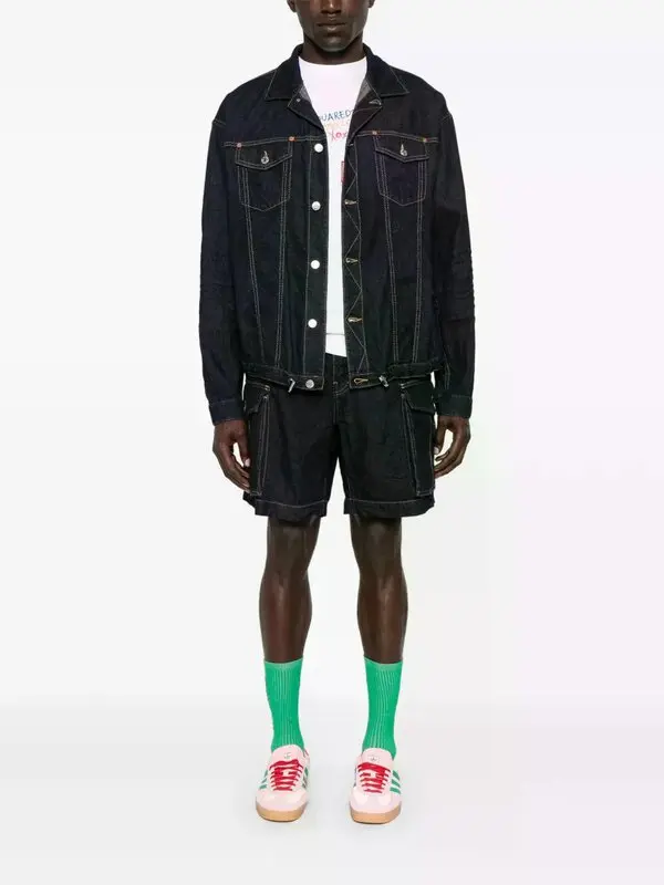 Dsquared2 Drawstring Denim Jacket