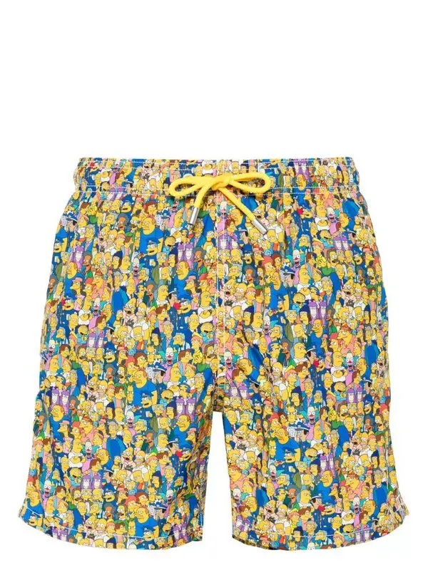 MC2 SAINT BARTH Lighting Micro Fantasy Swim Shorts - Yellow