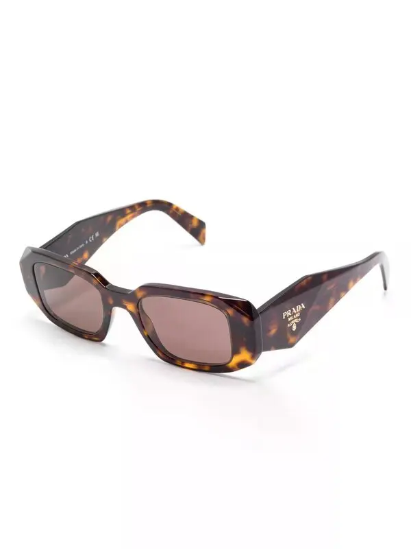 Prada Square-frame Sunglasses - Brown