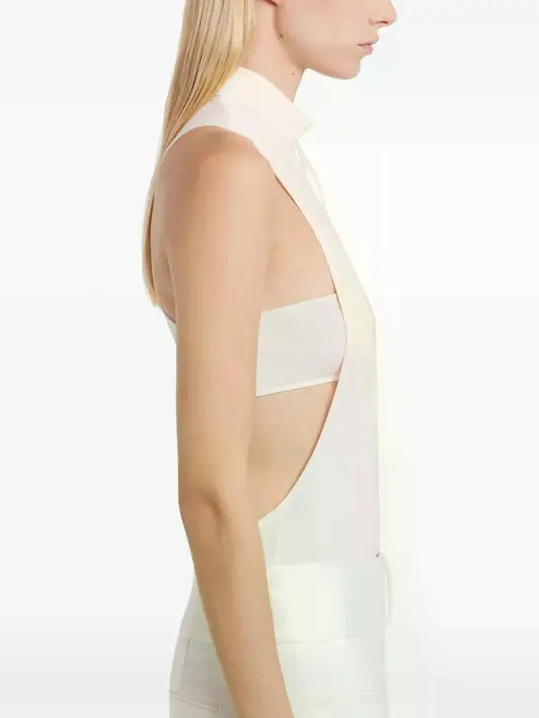 COURREGES Mock-neck Top