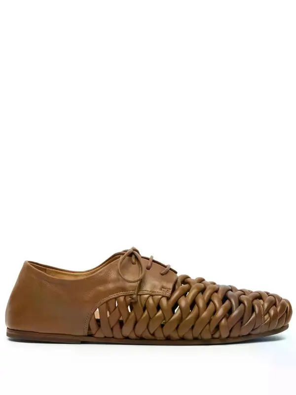 Marsèll Steccoblocco Interwoven Leather Derby Shoes