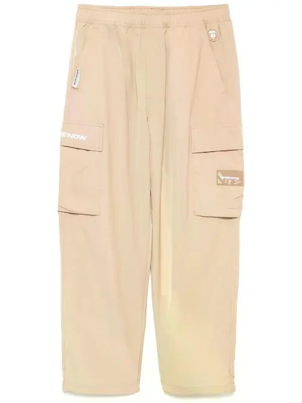 AAPE BY *A BATHING APE Moonface-logo Cargo Trousers
