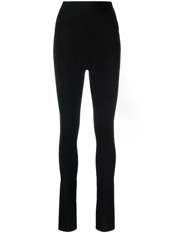 Victoria Beckham High-waisted Slit-detail Trousers