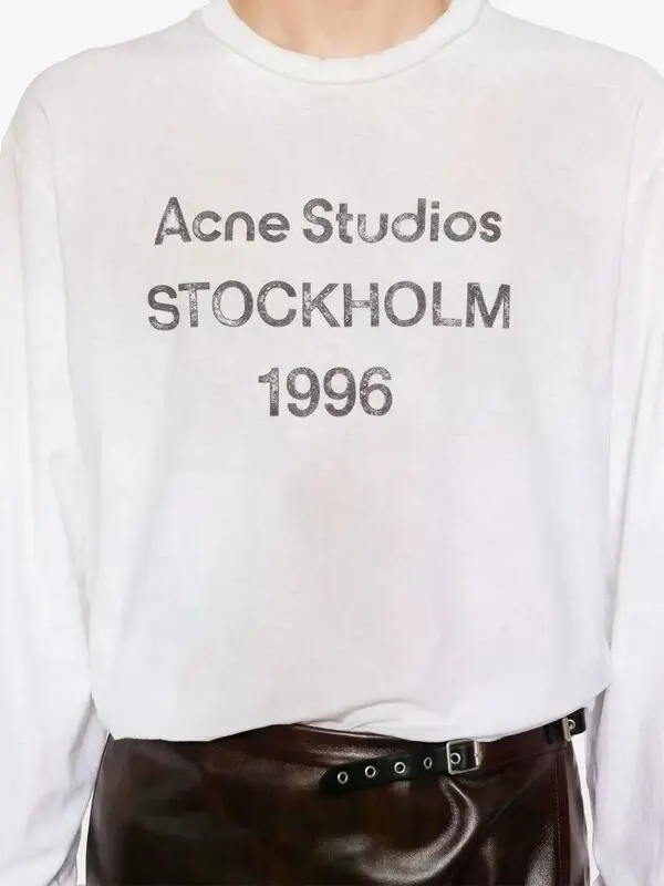 Acne Studios Long-sleeve Round-neck T-shirt