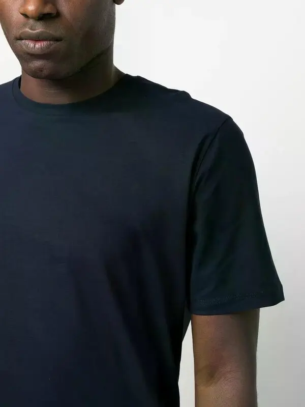 Herno Crew-neck Short-sleeve T-shirt - Blue