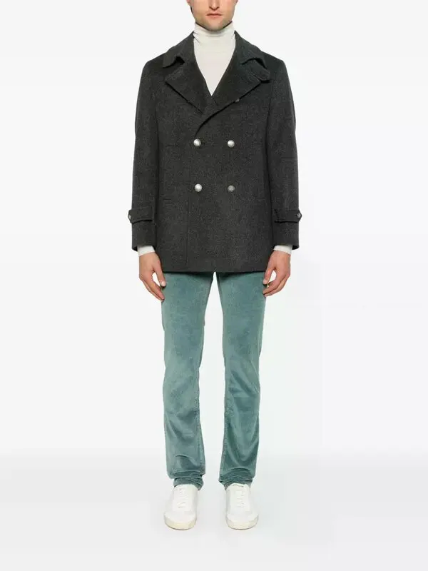 BARBA NAPOLI Double-breasted Pea Coat