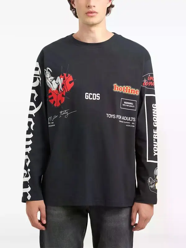 Gcds Logo-print T-shirt