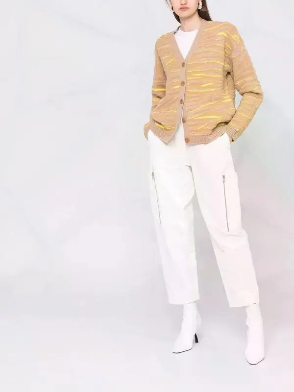Stella McCartney Tiger-pattern Knitted Cardigan