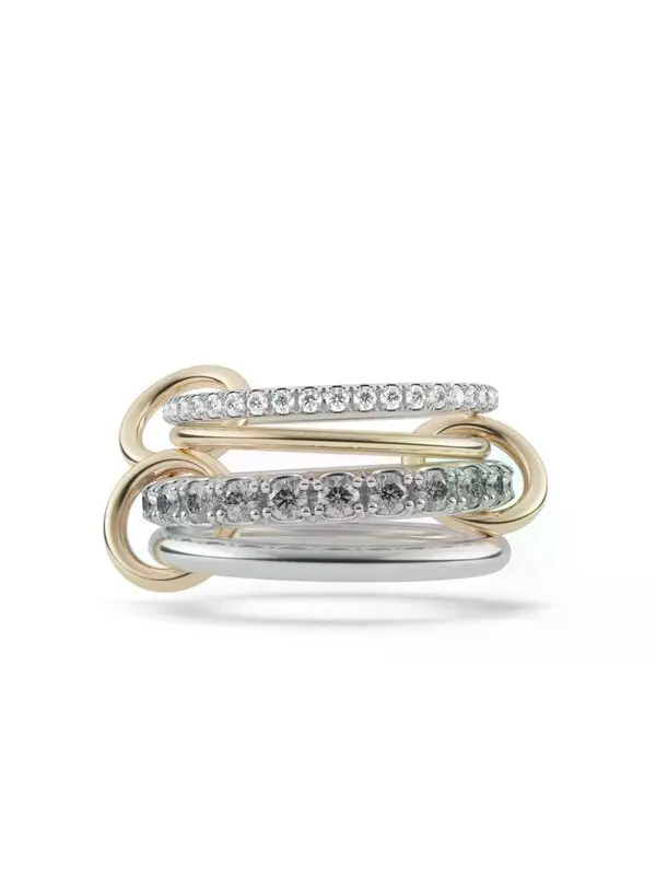 SPINELLI KILCOLLIN 18kt Yellow Gold Arla Diamond Ring - Silver