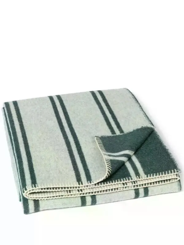 BLACKSAW Straits Alpaca-wool Blanket - Green