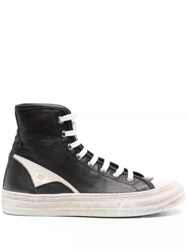 Moma High-top Leather Sneakers