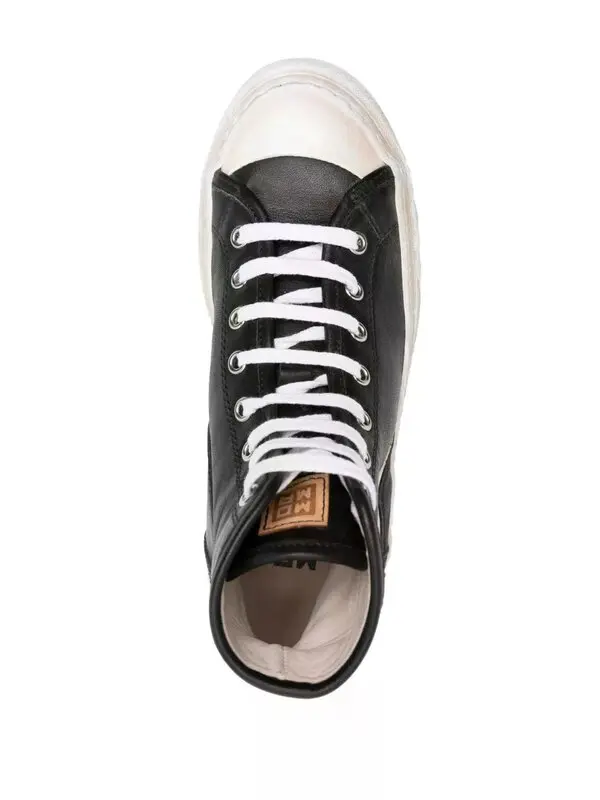 Moma High-top Leather Sneakers