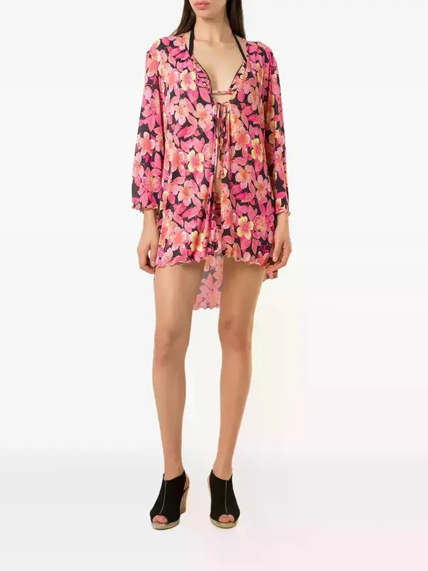 AMIR SLAMA Printed Beach Dress