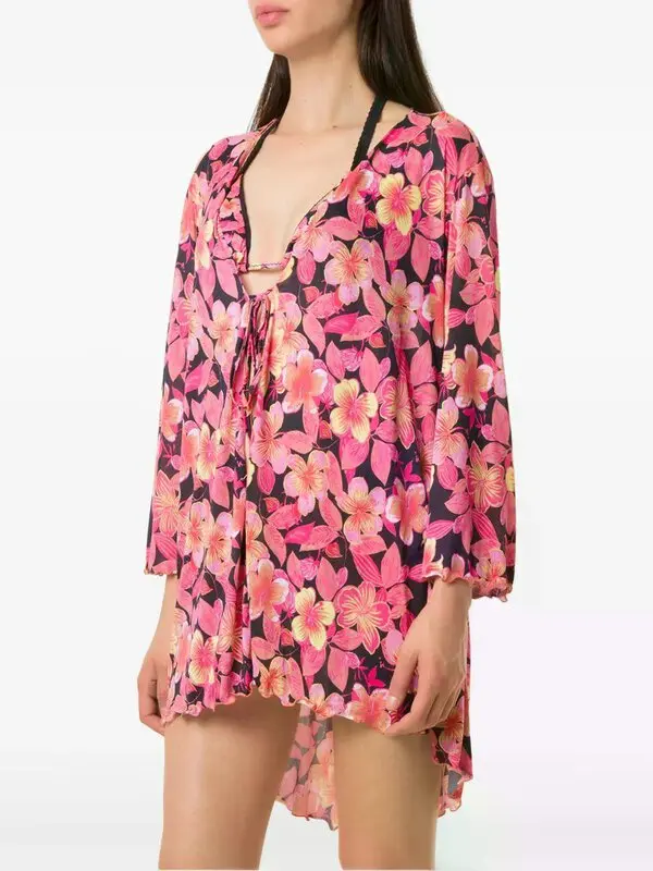 AMIR SLAMA Printed Beach Dress