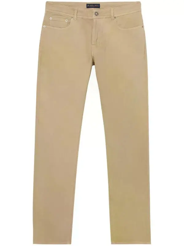 Brooks Brothers Cotton Tapered Trousers