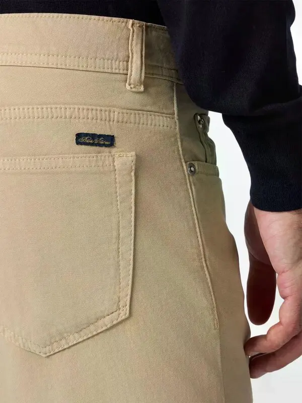 Brooks Brothers Cotton Tapered Trousers