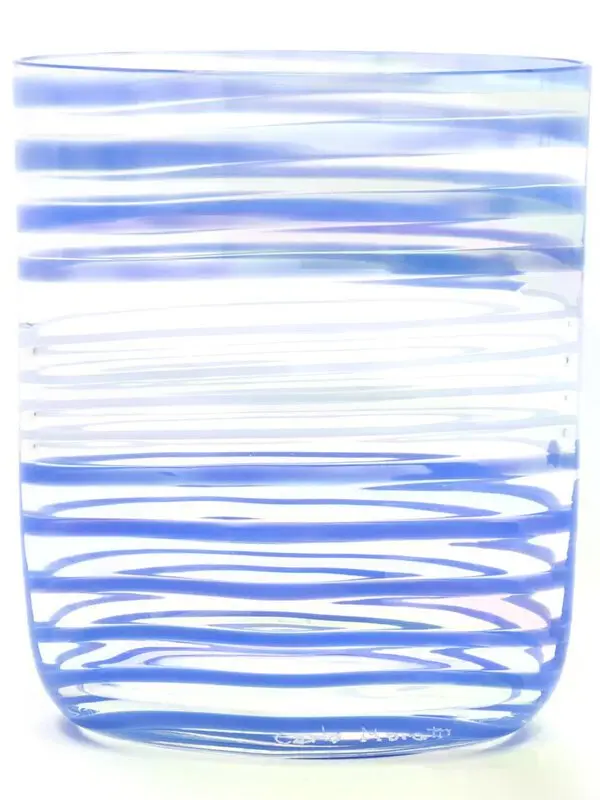 CARLO MORETTI Bora Striped Glass - Blue