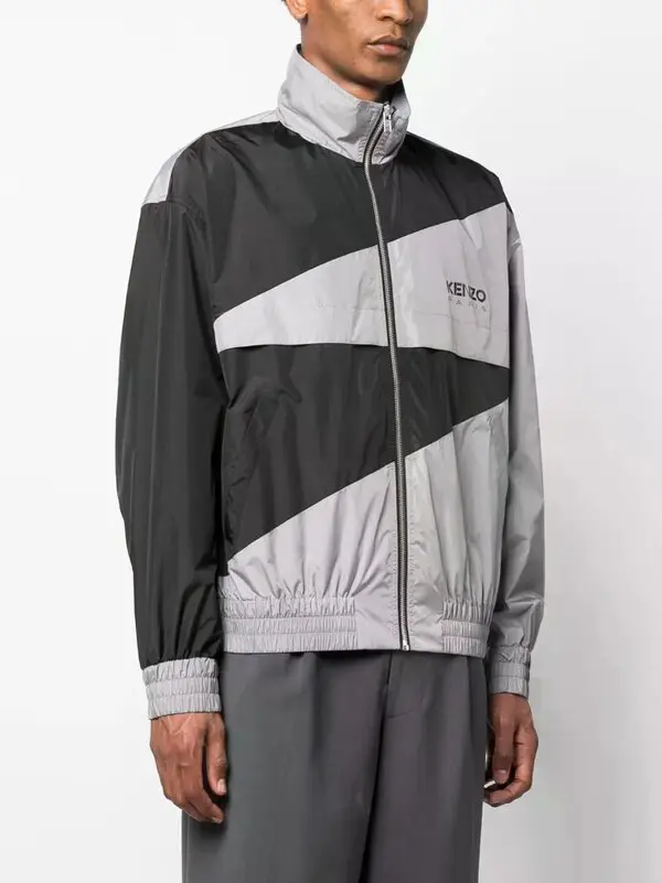 Kenzo Two-tone Logo-print Lightweight Jacket