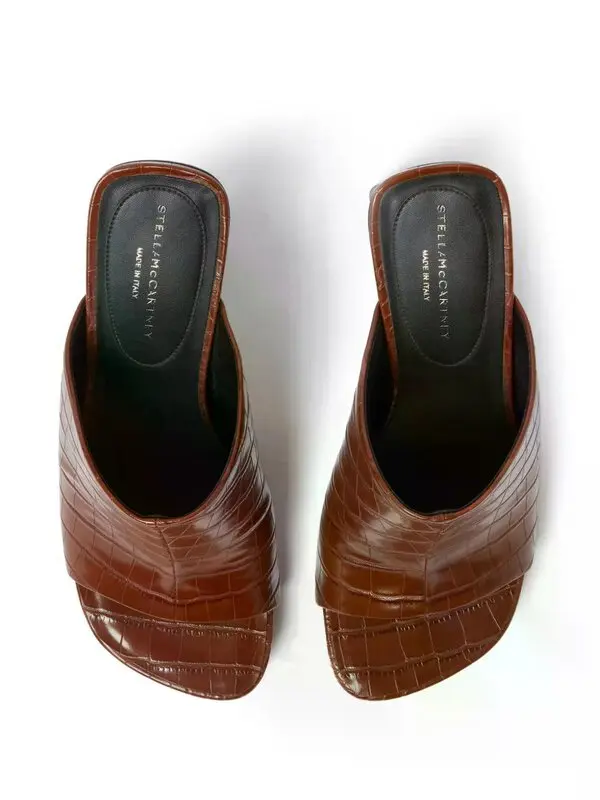 Stella McCartney Elsa Cocco Alt Reptile Sandals