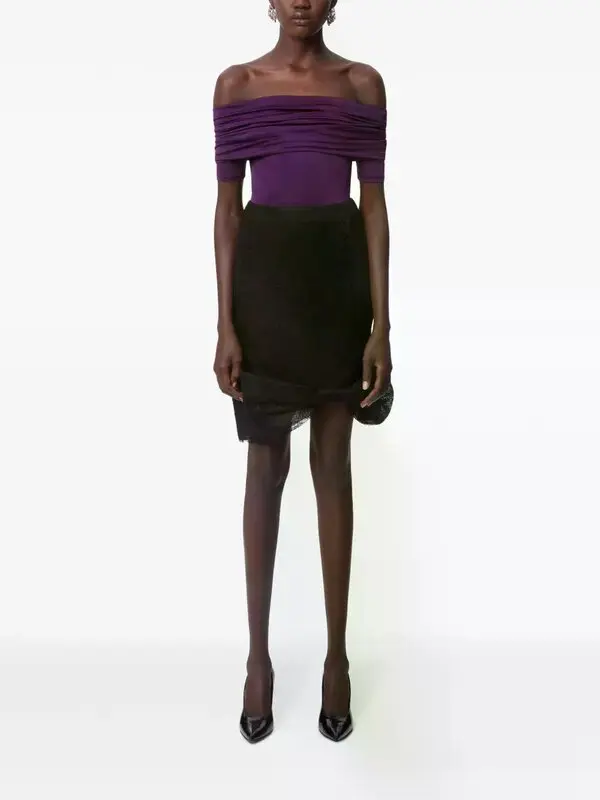 Nina Ricci Lace Bow Skirt