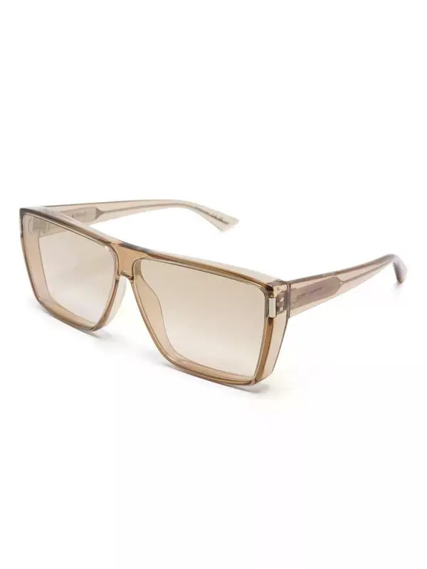 Saint Laurent Square-frame Sunglasses - Neutrals