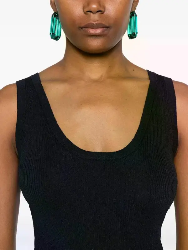 P.a.r.o.s.h Ribbed-knit Tank Top