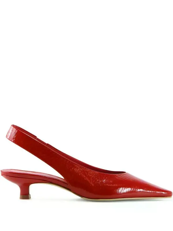 NOTABENE Eleonora Slingback Kitten Pumps - Red