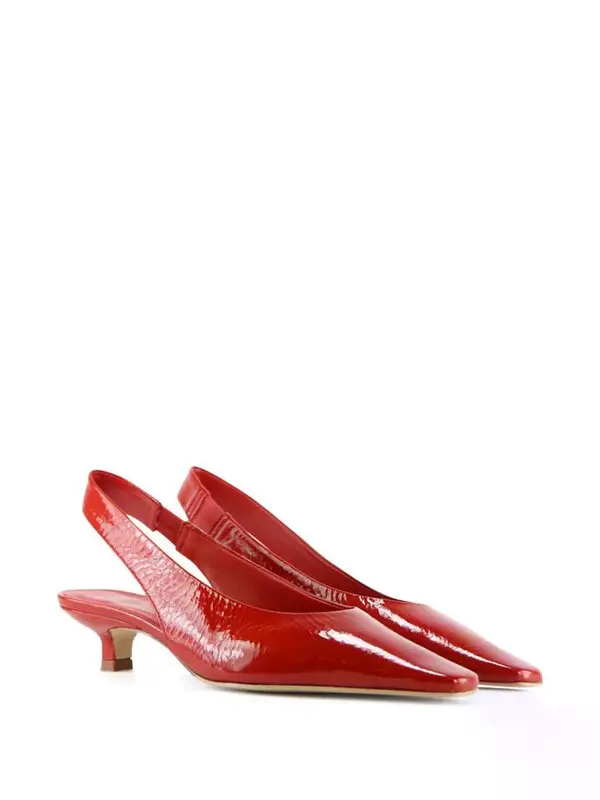 NOTABENE Eleonora Slingback Kitten Pumps - Red