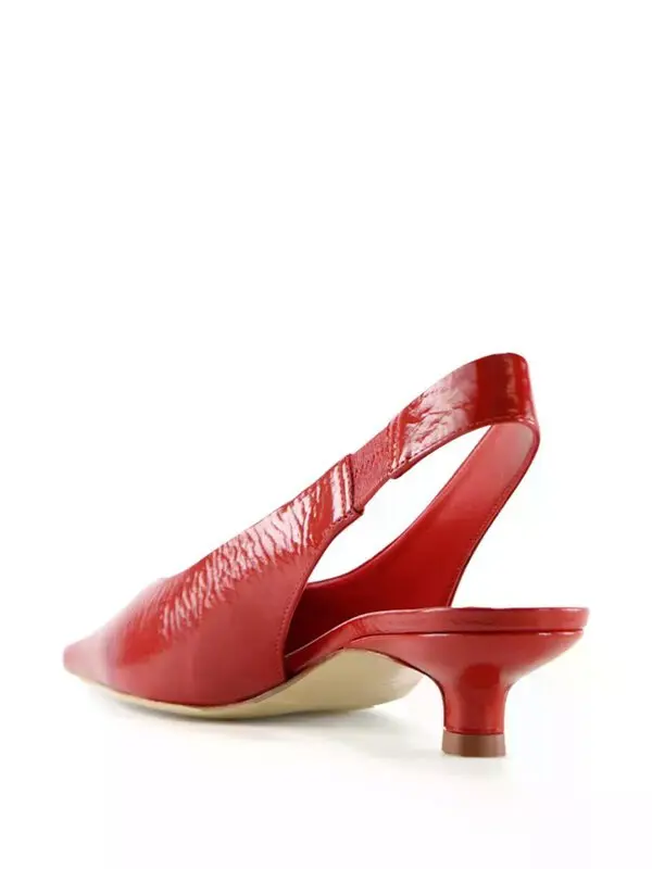 NOTABENE Eleonora Slingback Kitten Pumps - Red