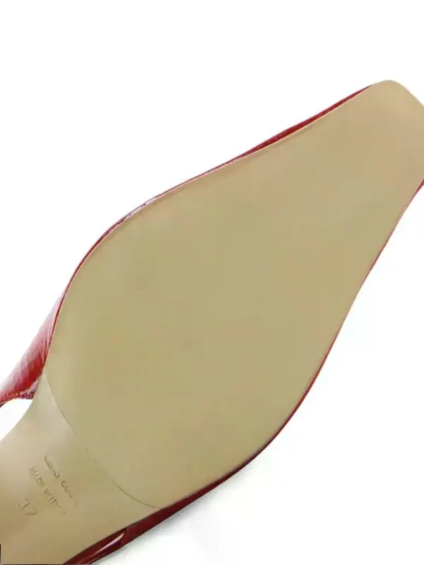 NOTABENE Eleonora Slingback Kitten Pumps - Red