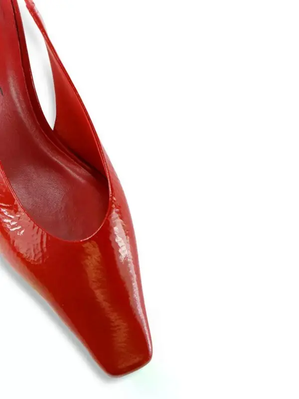 NOTABENE Eleonora Slingback Kitten Pumps - Red