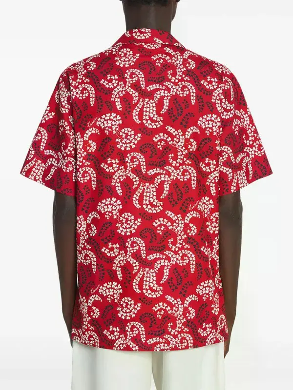LANVIN Leaf-print Shirt