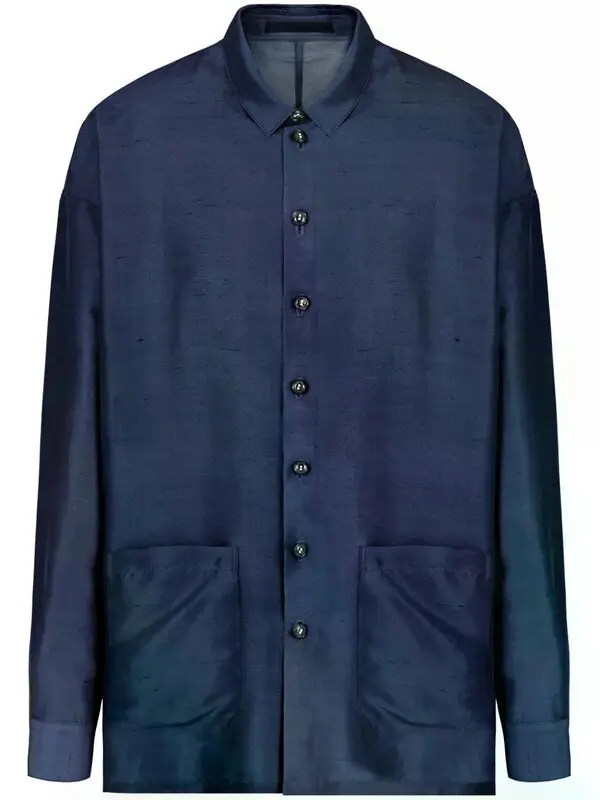 Giorgio Armani Silk Shirt Jacket