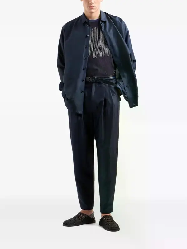 Giorgio Armani Silk Shirt Jacket