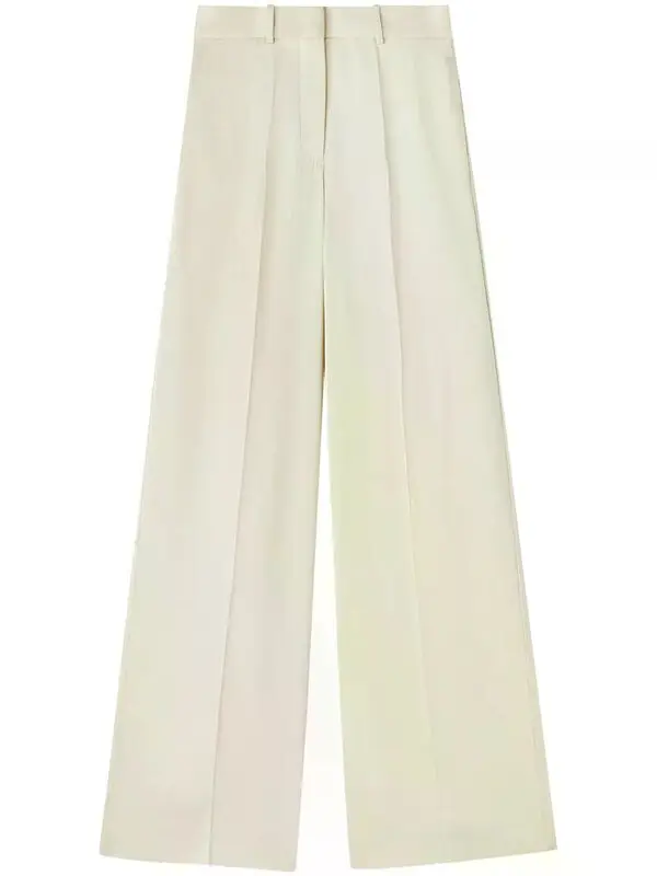 JIL SANDER Wide-leg Tailored Trousers - White