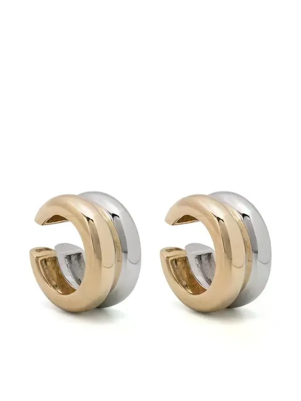 Yvonne Léon 9kt White And Yellow Bouée Ear Cuff - Gold