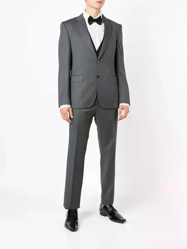 BOSS Single-breasted Fitted Blazer - Grey