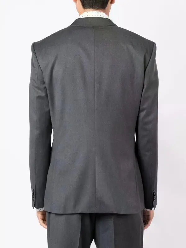 BOSS Single-breasted Fitted Blazer - Grey