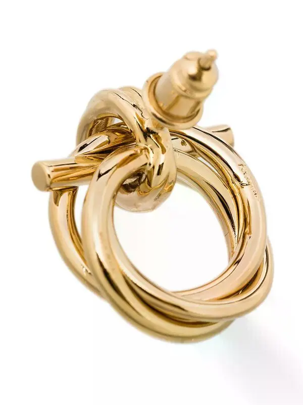FERRAGAMO Twisted Gancini Earrings
