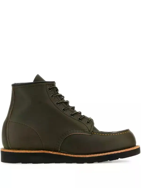 Red Wing Leather Ankle Boots - Green