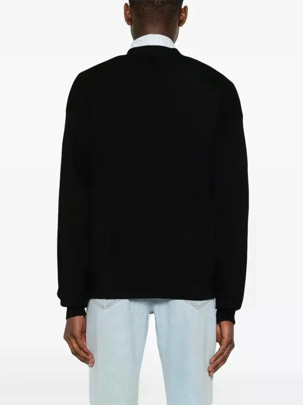 Drole De Monsieur Merino Wool V-neck Cardigan