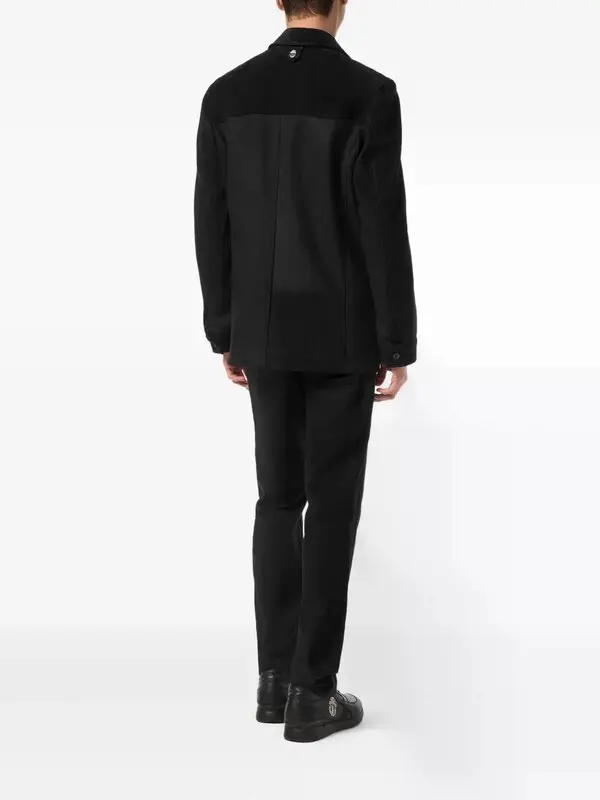 BILLIONAIRE Zip-up Jacket - Black