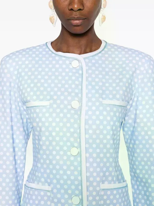 ROWEN ROSE Polka-dot Jacket