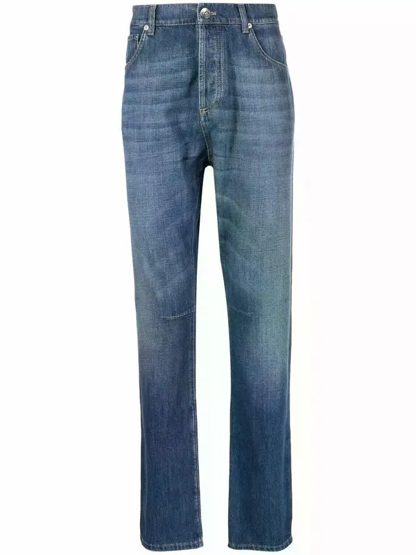 Brunello Cucinelli Straight-leg Jeans - Blue