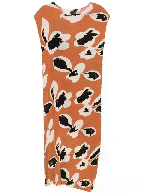 Issey Miyake Vigor Maxi Dress - Brown