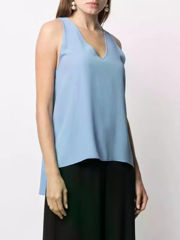 BLANCA VITA V-neck Sleeveless Top
